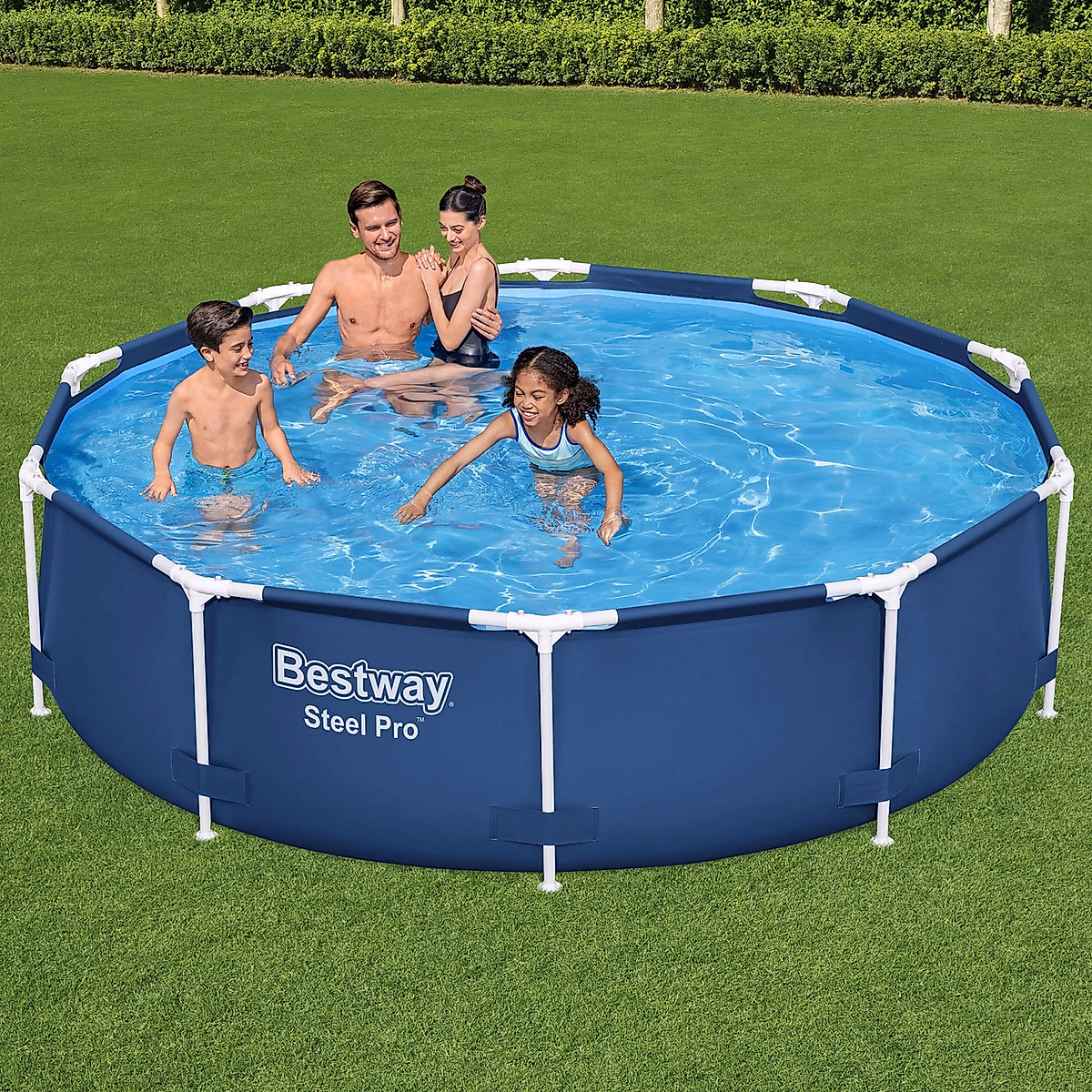 Bestway Steel Pro 10' x 30" Round Above Ground Pool Set | Includes 330gal Filter Pump