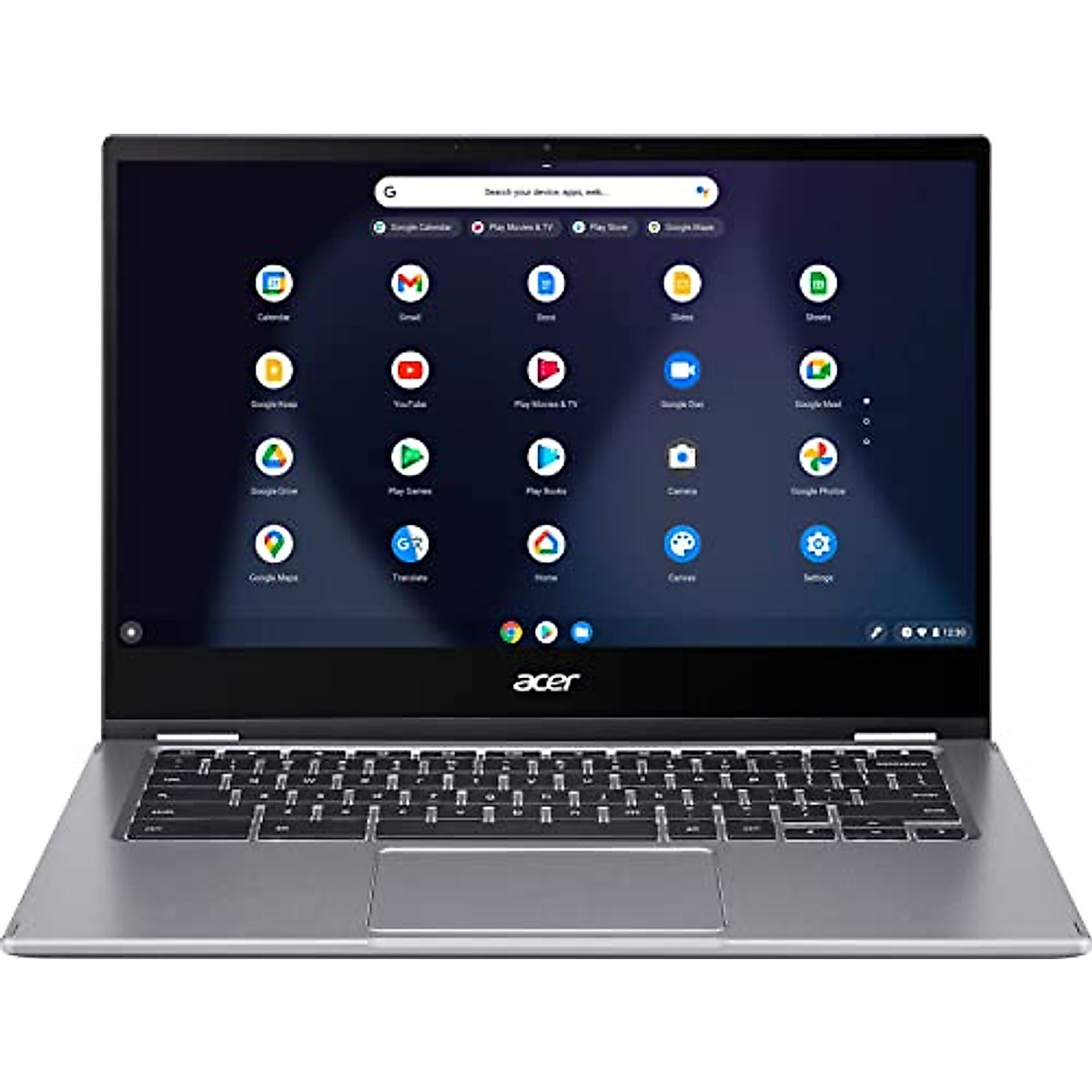 2022 Acer Chromebook Spin 514 2-in-1 Convertible Laptop | 14" FHD Touchscreen | AMD Ryzen 3 3250C Processor | 4GB RAM | 64GB eMMC | USB-C | 10+ Long Battery Life | Backlit KB | Chrome OS | TiTac Card