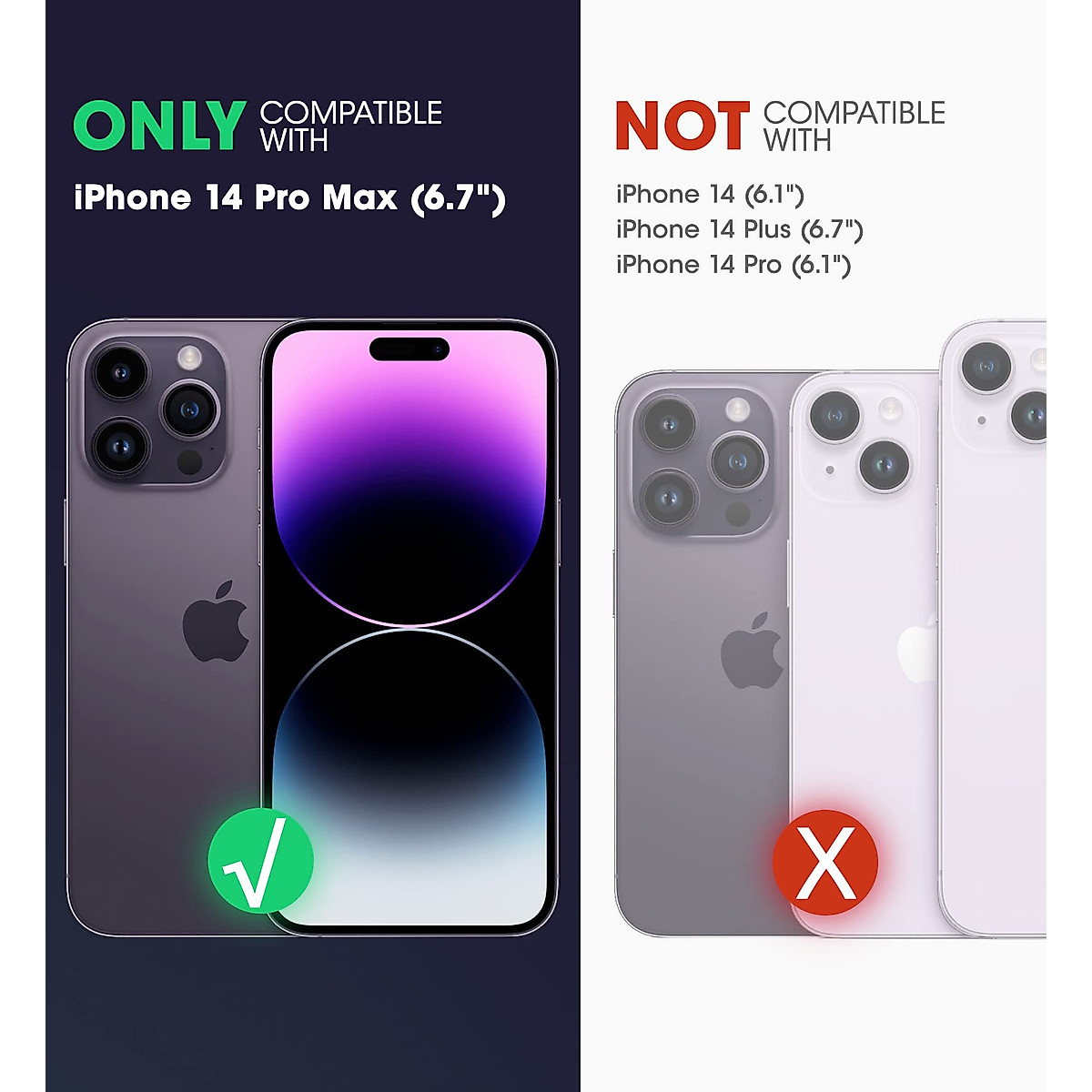 SUPCASE Unicorn Beetle Style Series Case for iPhone 14 Pro Max 6.7 Inch (2022), Premium Hybrid Protective Slim Clear Case (Mauve)