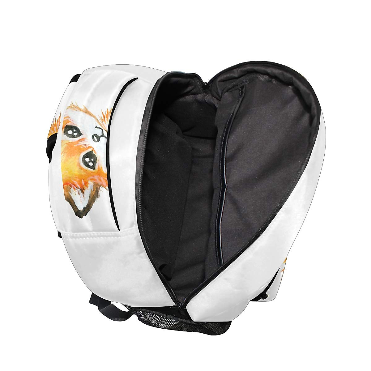 ALAZA Cute Little Fox Animal Print Large Backpack Personalized Laptop iPad Tablet Travel School Bag with Multiple Pockets