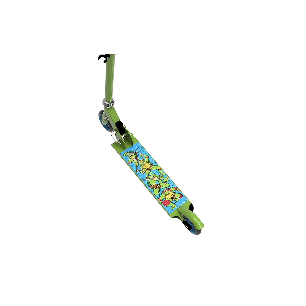 PlayWheels Teenage Mutant Ninja Turtles 2-Wheel Aluminum Folding Scooter, Green