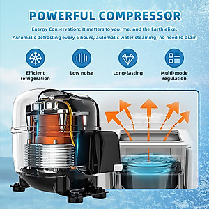 HIPOPLLER 16.2 Cu.ft Commercial Display Refrigerator, Upright Swing Glass Door Merchandiser Fridge with LED Lightning, Reach-in Beverage Cooler for Home Office Shop Restaurant, ETL Approved, Black