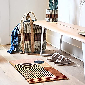 Main + Mesa Geometric Coir Doormat