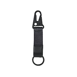 Thread Wallets Keychain Clip & Lanyard Hook: Durable Key Clip for Belt - Stylish & Compact Key Chain Clip for Keys, Keychain Lanyard Clips and Hooks for Easy Organization of Keys & Accessories (Black)