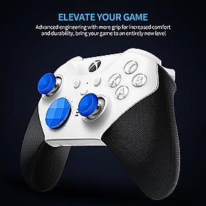 13 in 1 Magnetic Thumbsticks Analog Sticks Replacement Joystick Parts Repair Accessories Kit Component Set with 4 Paddles, 2 D-Pads, 1 Tool for Xbox Elite Series 2 and Core Controller