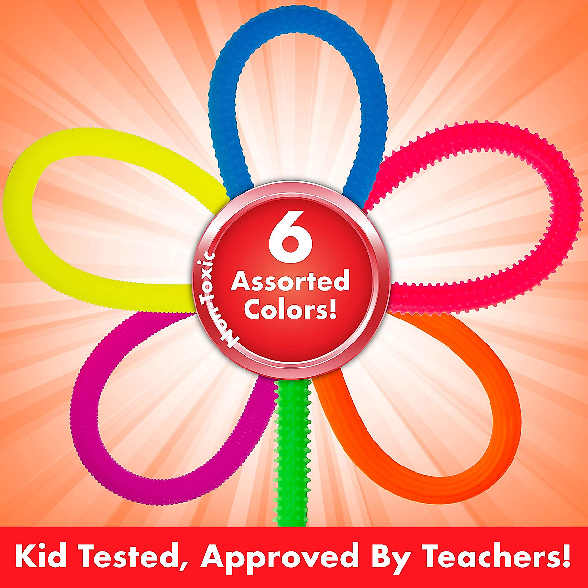 Be Amazing Toys Sense & Grow Textured Stretch Noodles