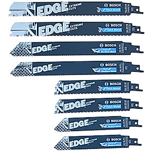 BOSCH RPM008 8 pc. Edge Pro-Metal Reciprocating Saw Blade Set