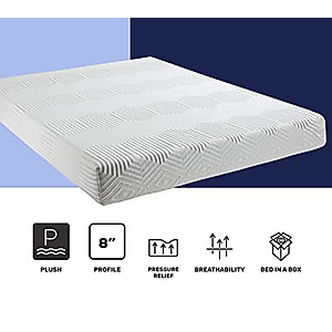 Sleepy's by Mattress Firm | Memory Foam Snug RV Mattress | 3/4 48" x 75"| 8" Medium Comfort | Pressure Relief | Eco Friendly