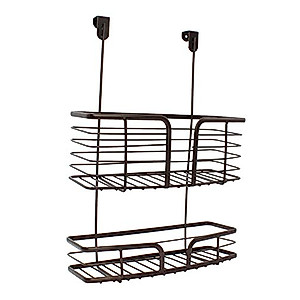Over The Cabinet Door Iron Bathroom Pantry Organization Shelves Laundry Room Storage Kitchen Rack Shelf Space Saver