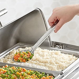 TrueCraftware 13-inch Slotted Basting Spoon Stainless Steel 1.2 mm Thickness- Basting Spoon Utensil Spoon for Mixing Stirring Cooking & Serving Kitchen Accessories Restaurants Home