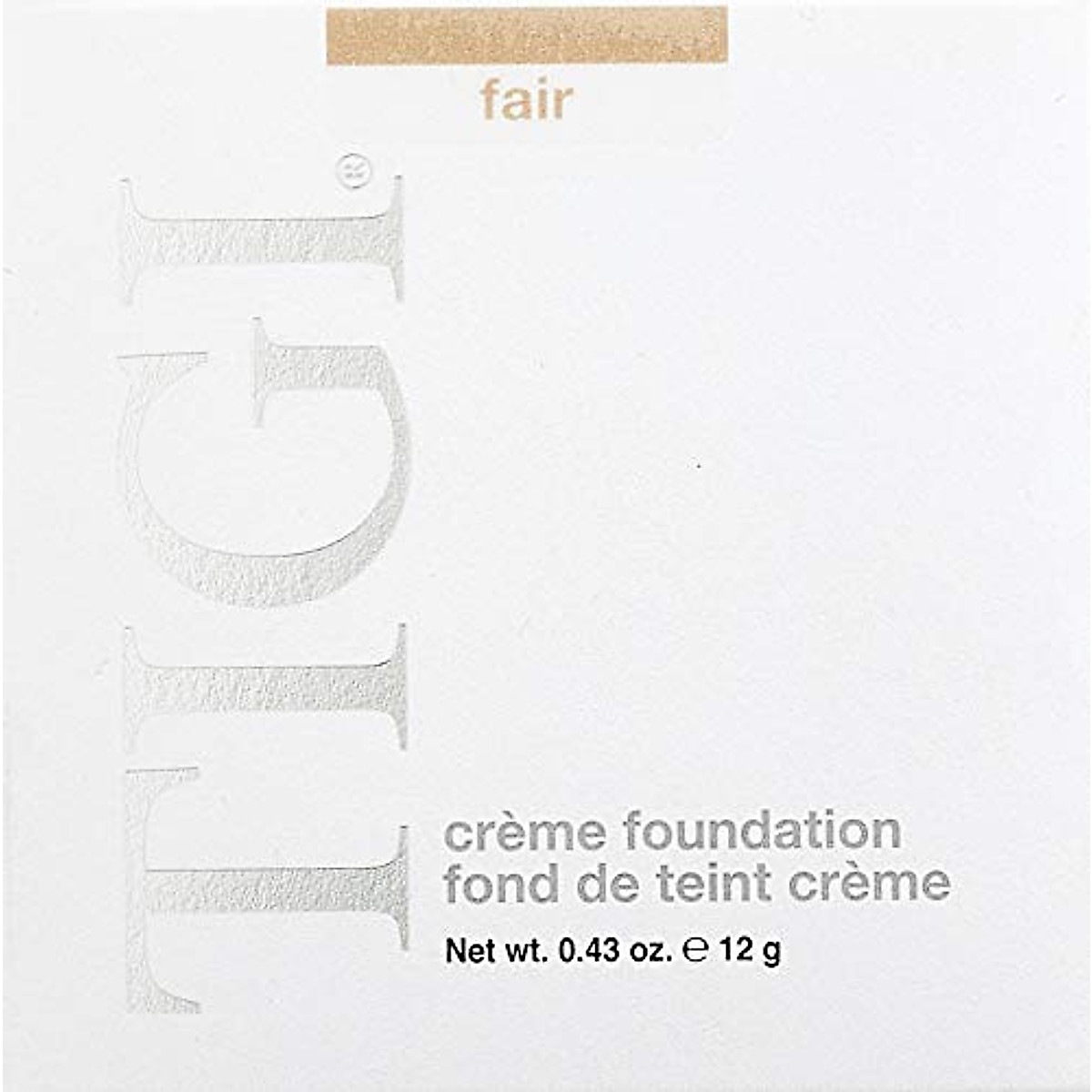 TIGI Cosmetics Creme Foundation, Fair, 0.4 Ounce, 12 g (764035)