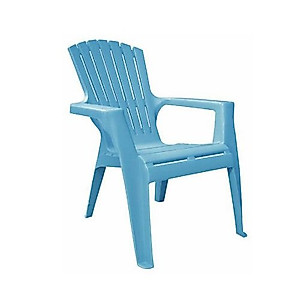 Adams 8460-21-3731 Kid's Adirondack Stacking Chair, Pool Blue