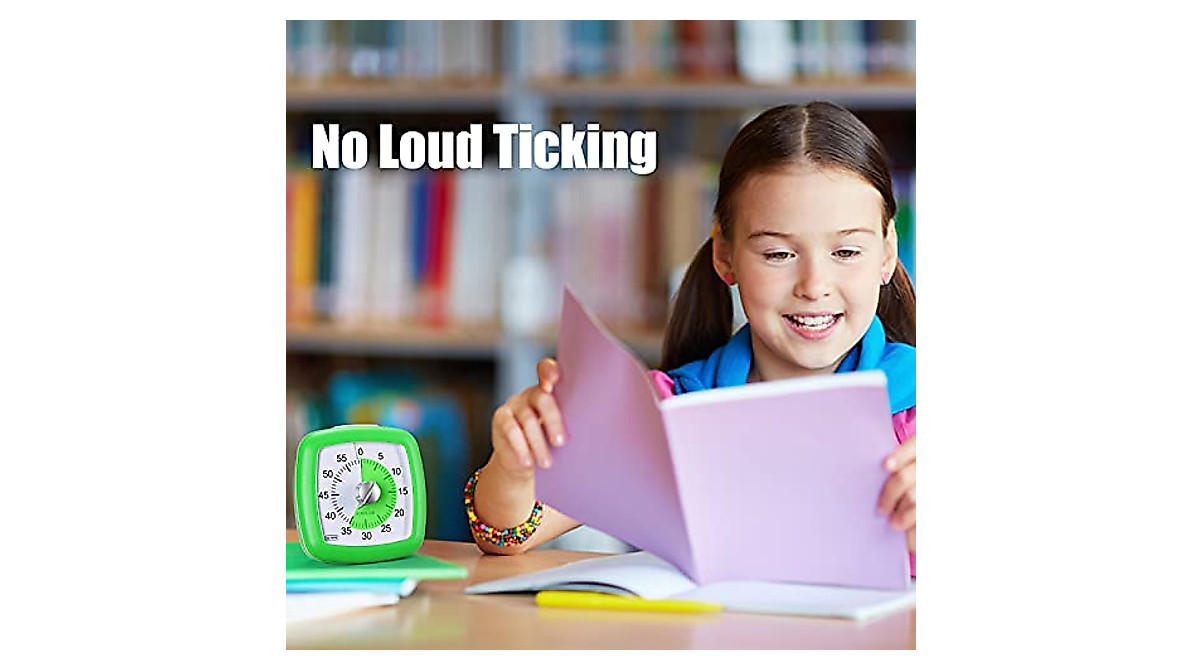 AIMILAR Visual Countdown Timer for Kids and Adults - 60 Min Silent Timer