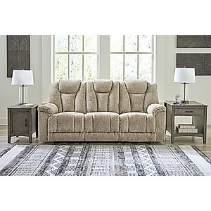 Signature Design by Ashley Hindmarsh Power Reclining Sofa, 86" W x 44" D x 42" H, Gray
