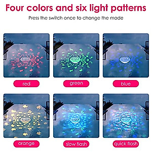 Jahy2Tech 3PCS Swimming Floating Pool Lights Underwater Pool Accessories for Outdoor Pond Garden Pool Aquarium and Bird Bath