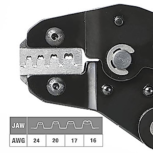 iCrimp SN-58B 0.25-1.5MM², AWG24-16 Non-insulated Crimper for Dupont Jumper Wire EPS PCIE SATA PINS MOLEX JST Terminals