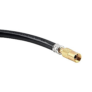 JEASOM 4FT Propane Regulator Hose with Gauge Fit for Blackstone 17”/22” Tabletop Griddle BOSS 2 Burner Gas Griddles.