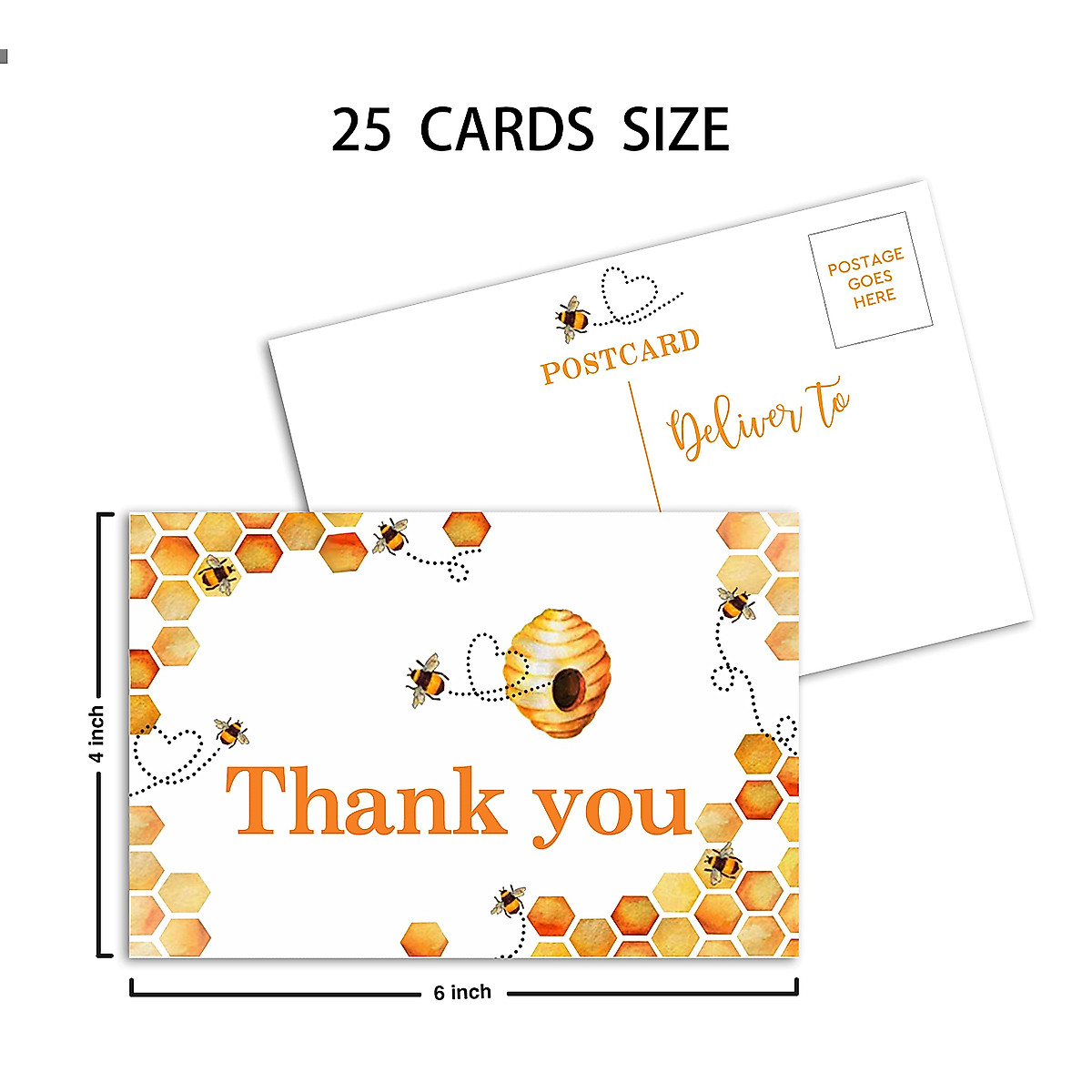 Baby Shower Invitation Set, Books For Baby, Thank You, Diaper Raffle, Fill In Invites Cards, Each Design 25 Cards & Envelopes (Total 100 Cards) – (bb013-taozhuang)