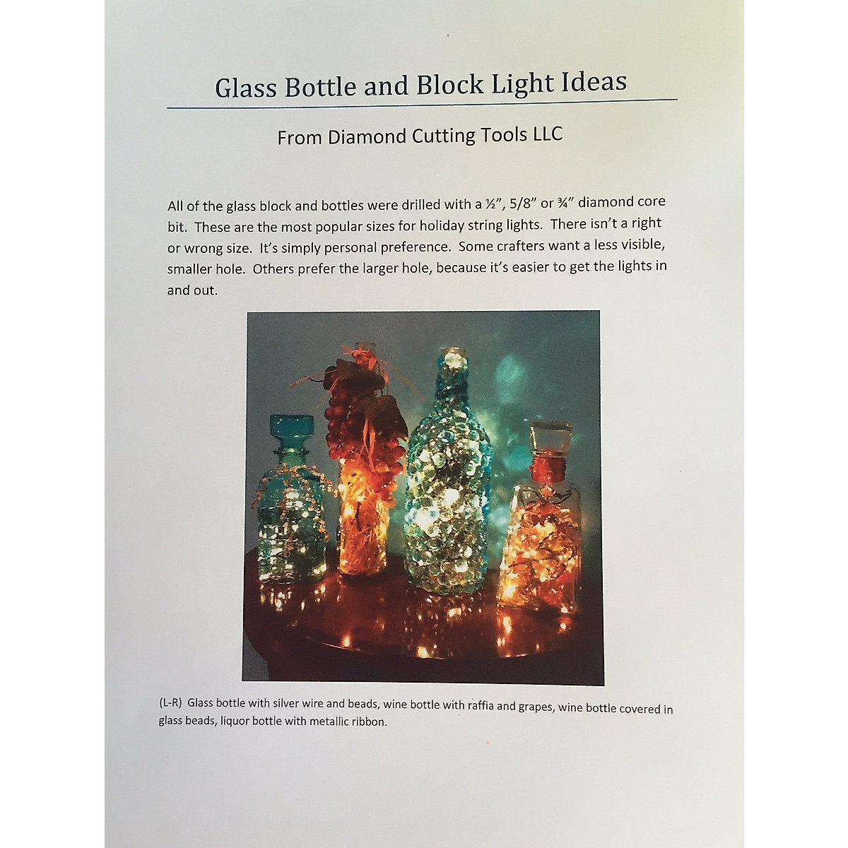 DrillGlass 3/8" Diamond Core Drill Bits (3 Pack) 1 for Drilling Cutting Holes in Glass, Tile Ceramics, Porcelain and Stone ! Fits Your Drill or Drill Press (38DHS-3)