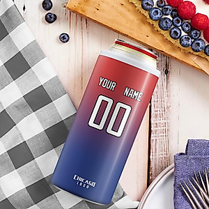 Personalized Customized Chicago City Cup Stainless Steel Insulated for Beer and Cold Drinks Baseball Fans Men Women Youth Kids Gifts