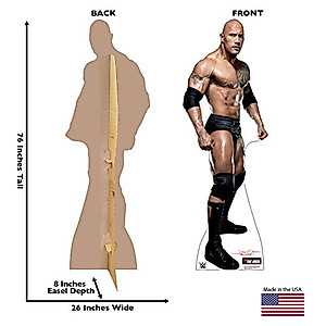 Cardboard People The Rock Life Size Cardboard Cutout Standup - WWE