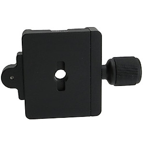 Desmond DAC-60 60mm QR Clamp 3/8" w 1/4" Adapter & Level Arca-Swiss Compatible for Tripod Head Quick Release
