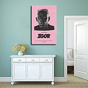 Tyler The Creator Igor Album Cover Poster Canvas Poster Bedroom Decor Sports Landscape Office Room Decor Gift Unframe-style 12x18inch(30x45cm)