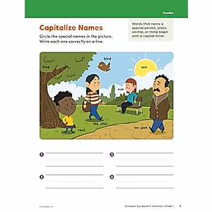 Scholastic Success with Grammar Grade 1 Workbook