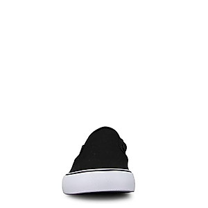 Lugz Women's Clipper Fashion Sneaker, Black/White/Black, 8 W US