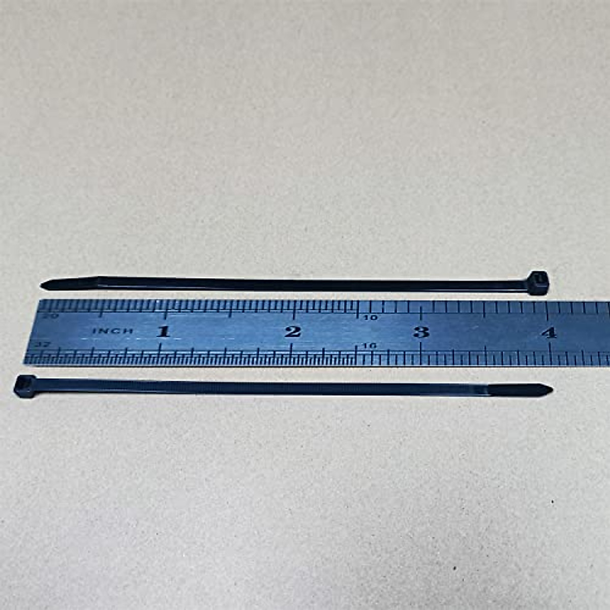 Zip Ties 4 inch 500 pcs Cable Zip Ties with 40 Pounds Tensile Strength, Black Cable Ties, Heavy Duty Self-Locking Black Nylon Tie Wraps for Indoor and Outdoor (4 inch 500 pcs, Black)