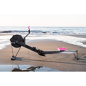 Vapor Fitness Pink Phone Holder and Silicone Seat Cover Combo Designed for The Concept 2 Rowing Machine and PM5 Monitor