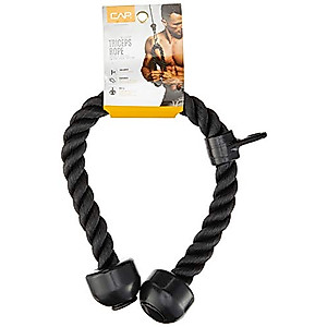 CAP Barbell Deluxe Tricep Rope , Black
