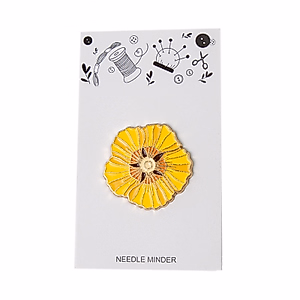 BLACKNANA Leaf Flower Shaped Needle Minders Magnetic Needle Minders Needle Nanny Needle Holders for Stitching Embroidery