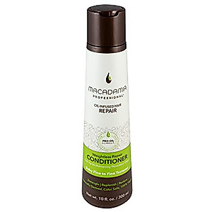 Macadamia Professional Hair Care Sulfate Weightless Repair Conditioner, Sheer Pecan, 10 Fl Oz (Pack of 1)
