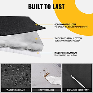 BougeRV CRPRO 30 Quart Insulated Protective Cover, 12 Volt Portable Car Refrigerator Carrying Case Only for CRPRO 30 Quart Refrigerator (Refrigerator NOT Included)