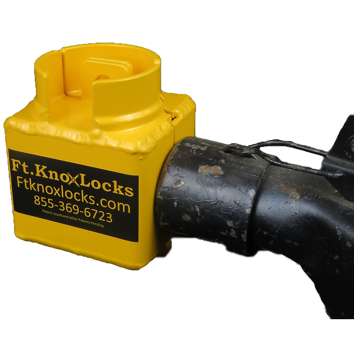 Bulldog Sliding Collar Coupler Lock Includes Cobra-Sidewinder puck lock- BOLT CUTTER PROOF!!!