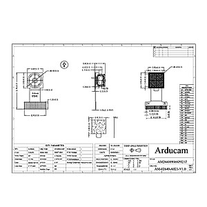 Arducam OV2640 Camera Module, 2MP Mini CCM Compact Camera Modules Compatible with Arduino ESP32 ESP8266 Development Board with DVP 24 Pin Interface, 2 Pack