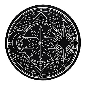 Homcomoda Gaming Chair Mat for Hardwood Floor Anti-Slip Round 47 Inch Floor Protector Low-Pile Computer Chair Mat for Office Gaming Room Home Decor