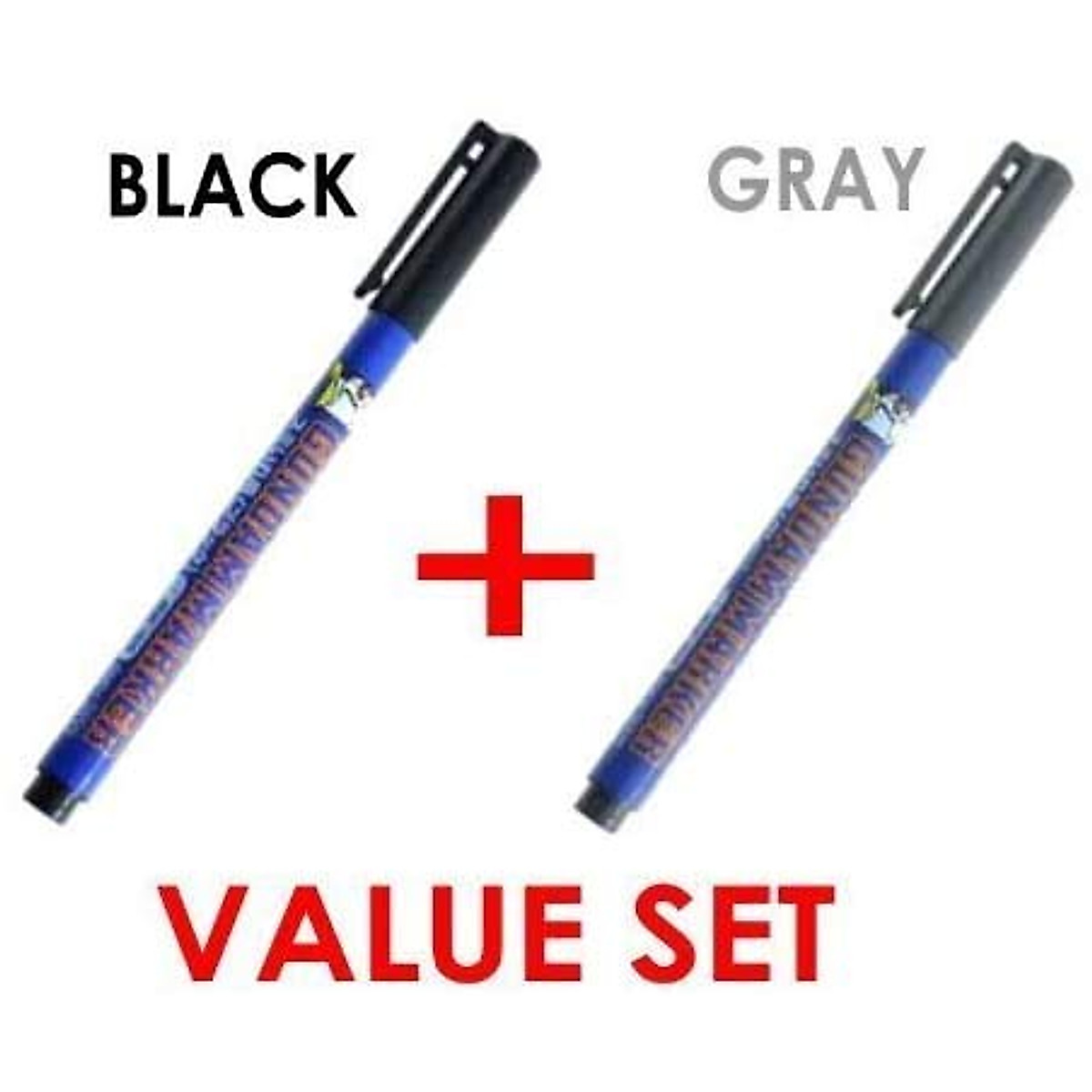 Gundam Gm01 Black Fine Line & Gm02 Gray Fine Line Value Set
