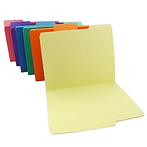BAZIC 1/3 Cut Letter Size Color File Folder (6/Pack)