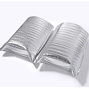 SMILCO Reusable Insulation Bags Thermal Box Liners Metalized Box Liners Lunch Food Box Shopping Bag Insulation Lining Waterproof Insulation Package (20 Pack/ 11 In x 15 In)