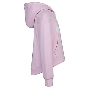 Nike Girl's Club Fleece Hi Low Pullover (Little Kids) Pink 6 Little Kid