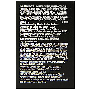 Purina Fortiflora Canine Nutritional Supplement Box, 30 Count (Pack of 3)