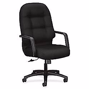 HON Pillow-Soft Chair, Black CU10