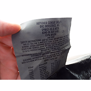 ORC US Army Issue Universal Improved Combat Shelter Tent Complete ACU Digital NSN 8340-01-521-6438