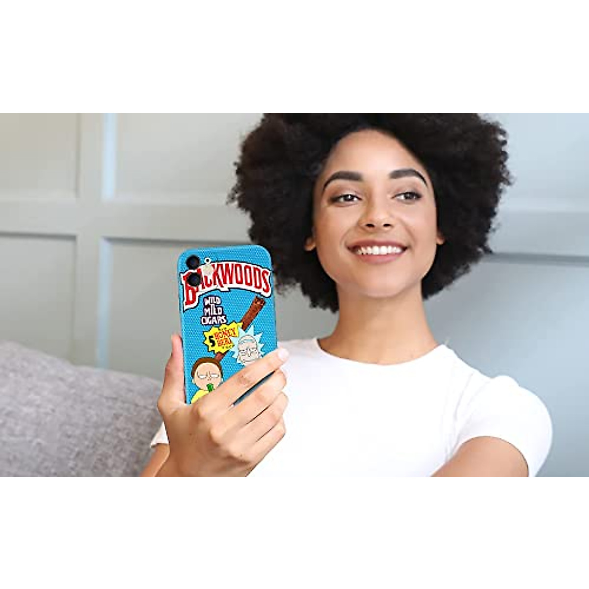 Compatible with Cool iPhone 11 case for Boys,Funny Aesthetic Soft Silicone Gel Rubber Shockproof Cover Full Body Drop Protection (Blue, iPhone 11)