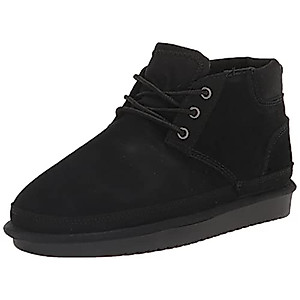 Koolaburra by UGG Unisex-Child ADVAY Chukka Boot, Black, 2 Little Kid
