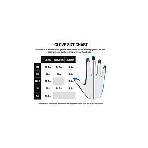 Callaway Dawn Patrol Glove (Left Hand, Medium, Women's) , White