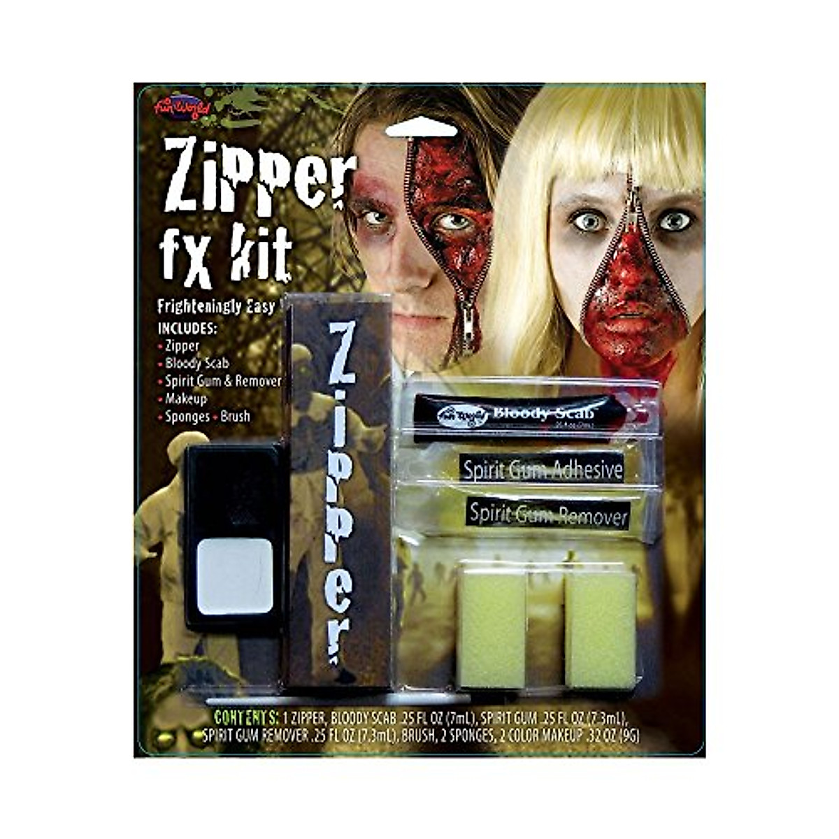 Fun World Zipper Character Makeup Kit