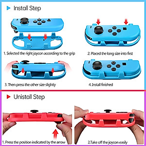Wrist Strap for Switch Just Dance 2024 2023 2022 2021 2020 2019 Boxing Design (Free The Hands,Dance Freely with Rhythm) RedBlue